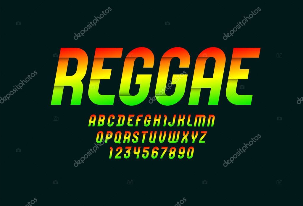 Fuentes altas modernas brillantes, alfabeto de moda condensado, letras ...