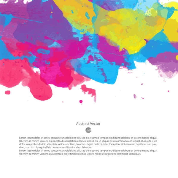 Bright colorful watercolor background Stock Vector by ©Antisana 106602178