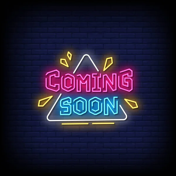 Neon Sign Pre Order Now Brick Wall Background Vector Stock Vector by ...