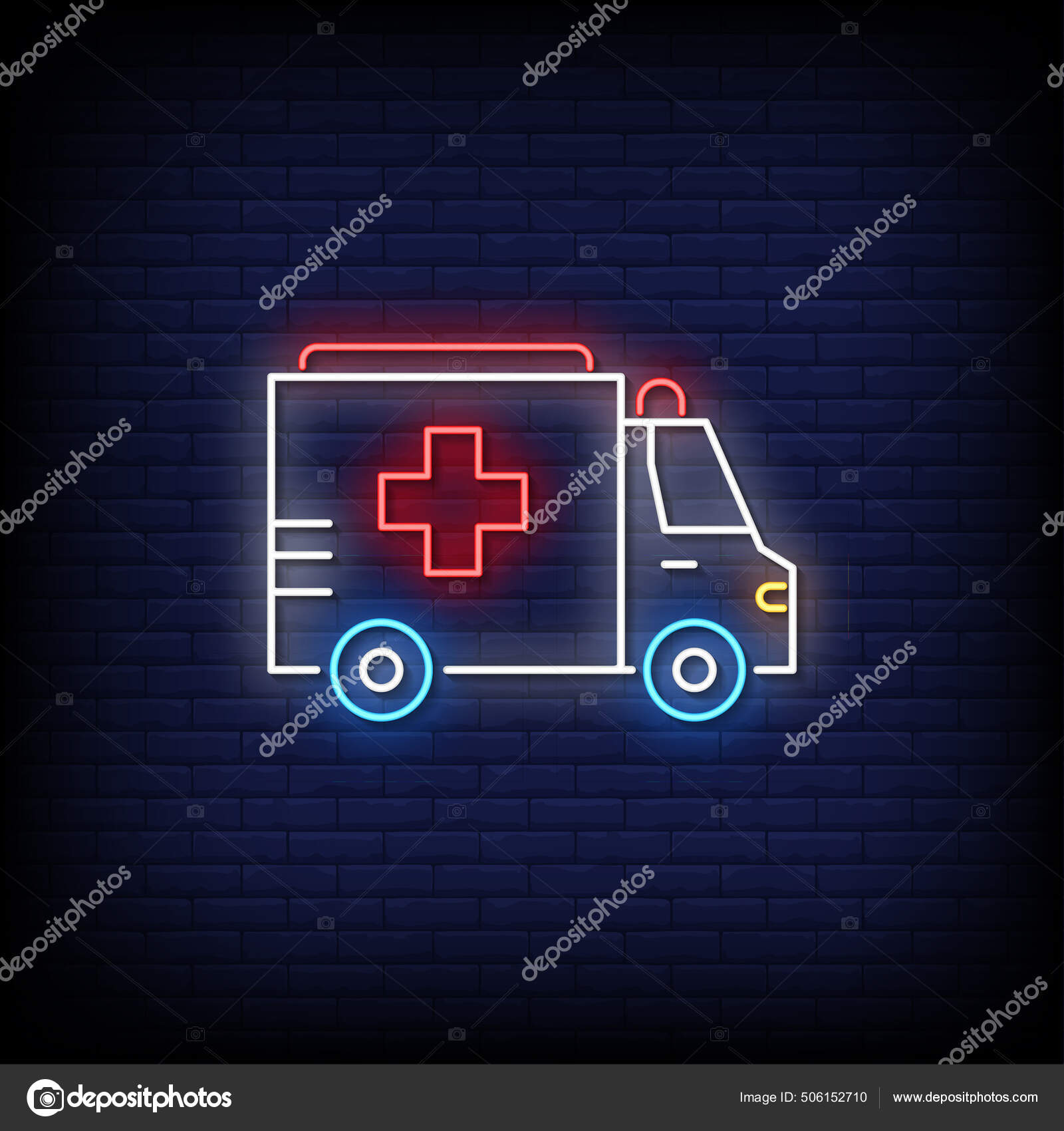 Vector Illustration Logo Ambulance Stock Vector by ©bohlam 506152710