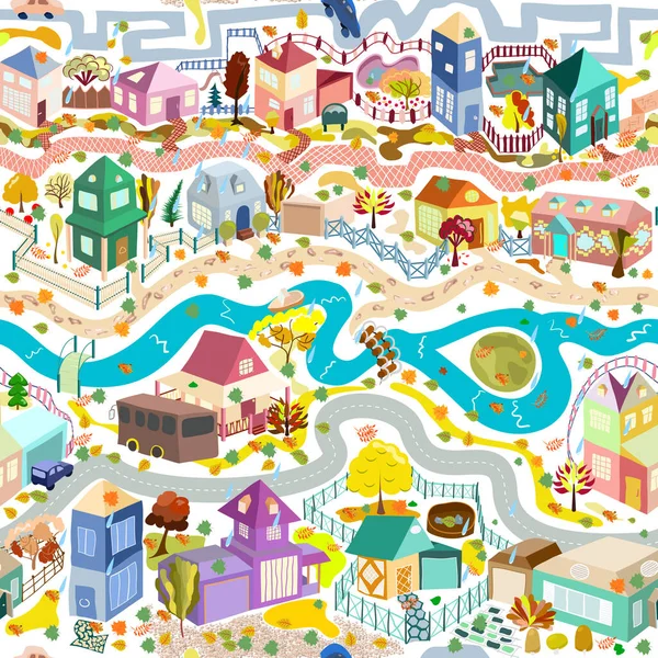 33,542 Town map Vector Images | Depositphotos