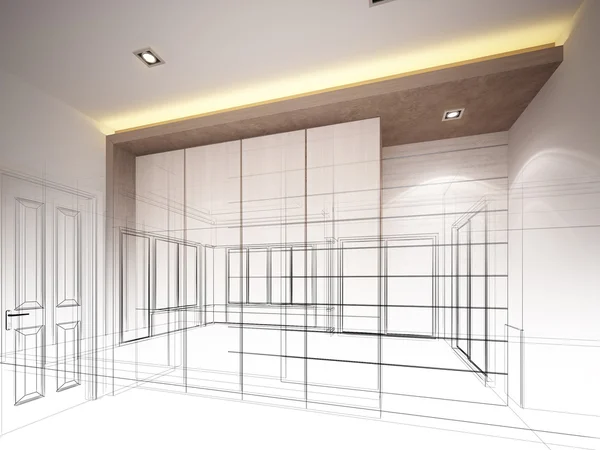 abstract sketch design of interior - Stock Image - Everypixel