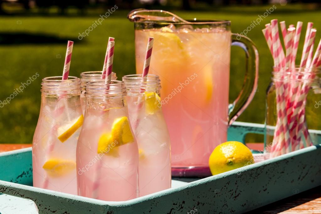 Pitcher Of Pink Lemonade