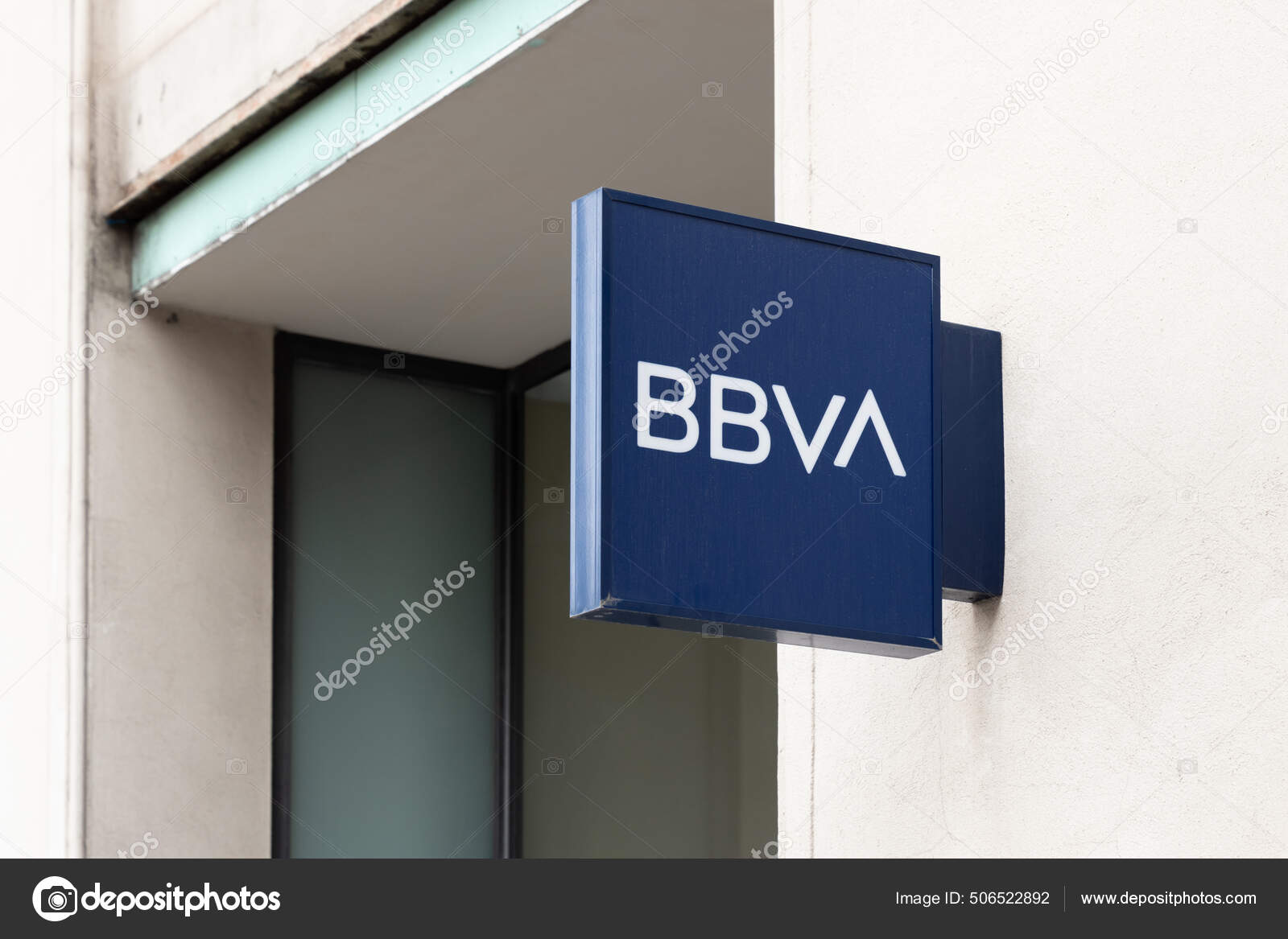 Valencia España Septiembre 2021 Bbva Banco Español Una Las ...