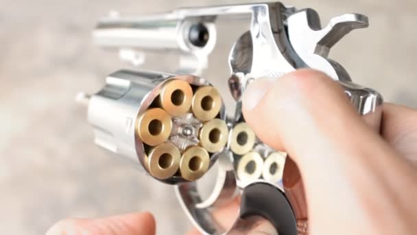 38 Caliber Revolver Gun Pistol Snub Nose Barrel Ammunition Loaded ...