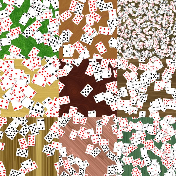 Seamless texture of playing cards — Stock Photo © cobraCZ #63698323