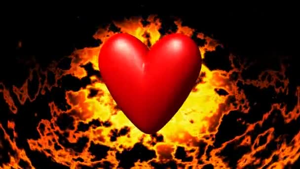 Burning Heart Stock Vector Image by ©vectomart #10488951