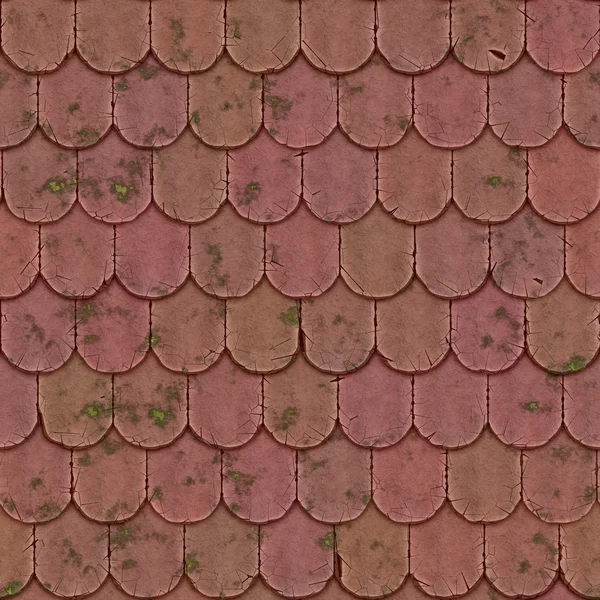 Seamless red old roof tiles repaired texture — Stock Photo © 100ker ...