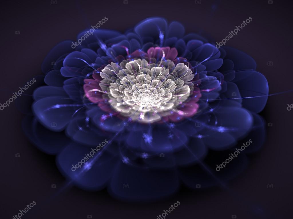 Fractal flower pattern — Stock Photo © PandaWild #94684330