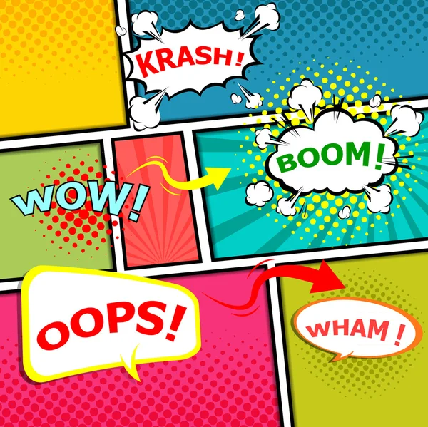 Kształty komiks Vector Art Stock Images | Depositphotos