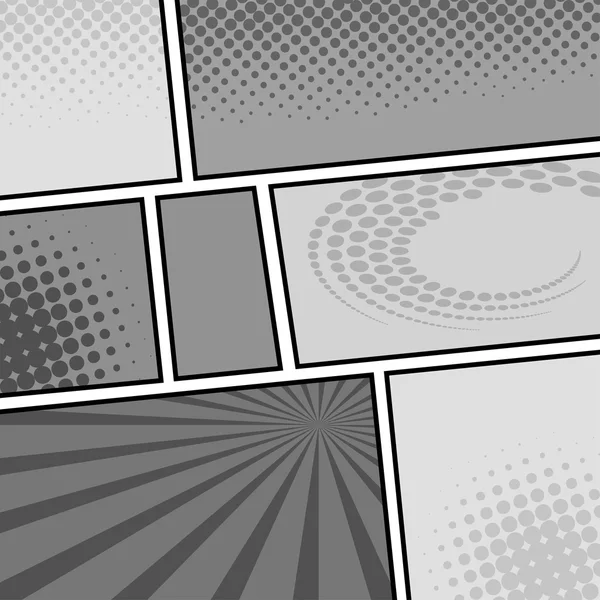 Comic template Vector. Stock Illustration by ©jirawat #102155016