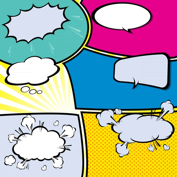 Kształty komiks Vector Art Stock Images | Depositphotos