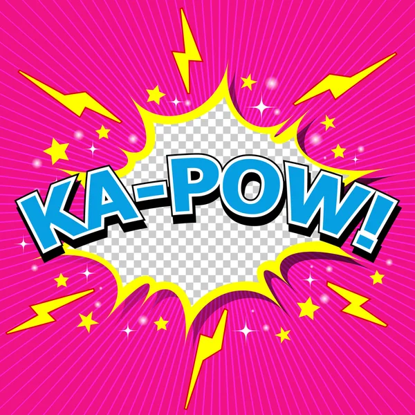 Kapow bubble Vector Art Stock Images | Depositphotos