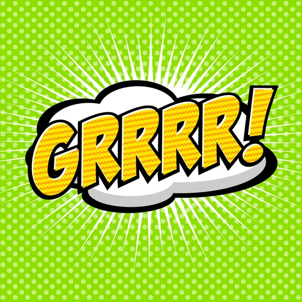 Superhéroe golpeando cómics burbuja con texto Vector de Stock de ...