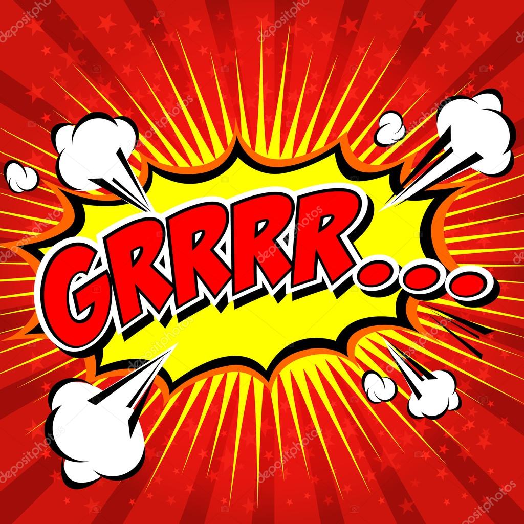 Superhéroe golpeando cómics burbuja con texto — Vector de stock ...