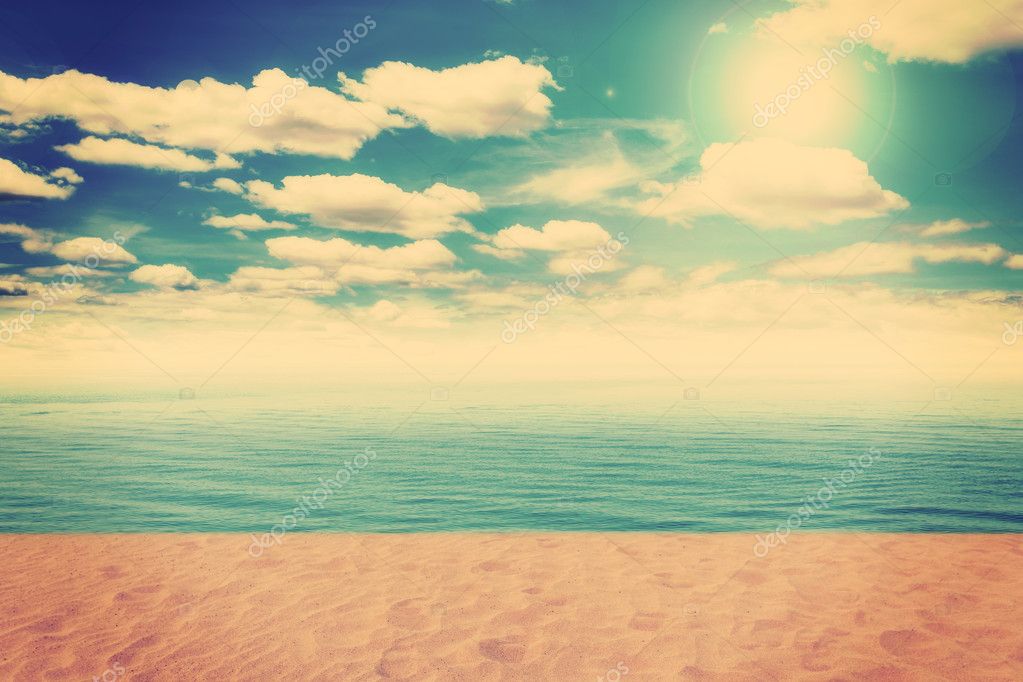 Background Vintage Beach