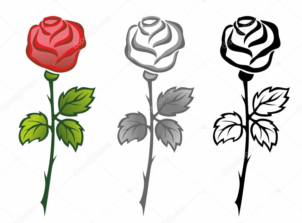 A stylized rose — Stock Photo © fffranzzz #88994840