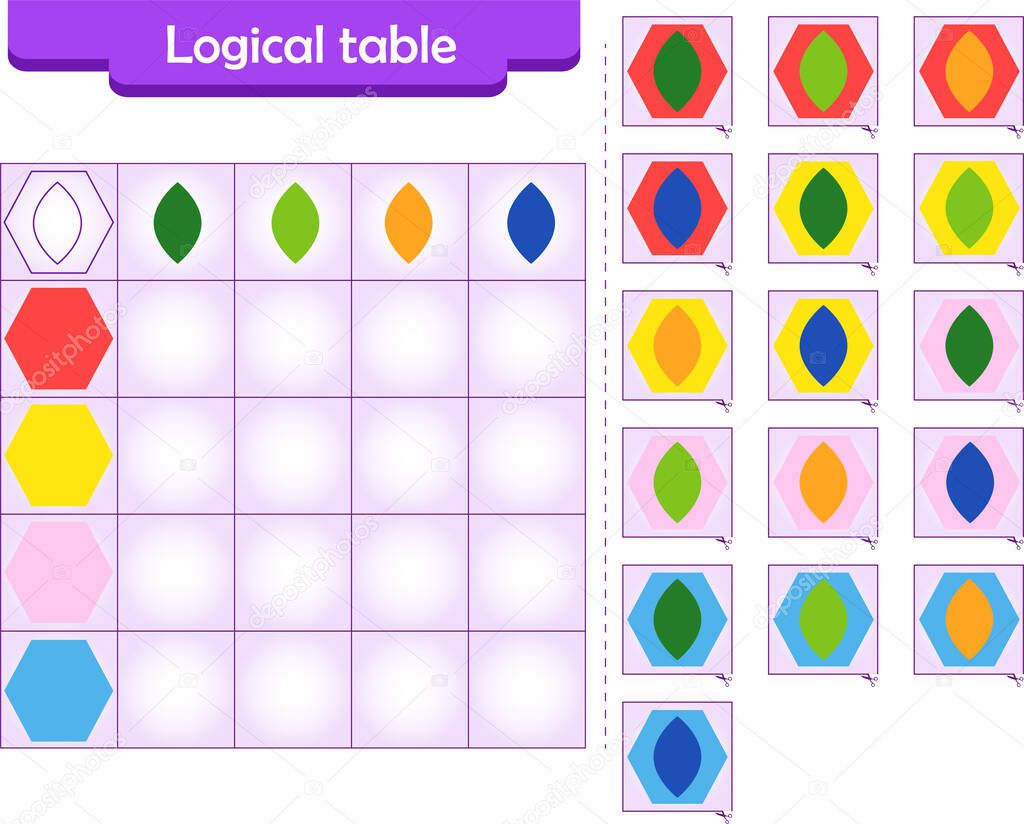 L gica juego de puzzle para ni os. Rellene las celdas vac as ...