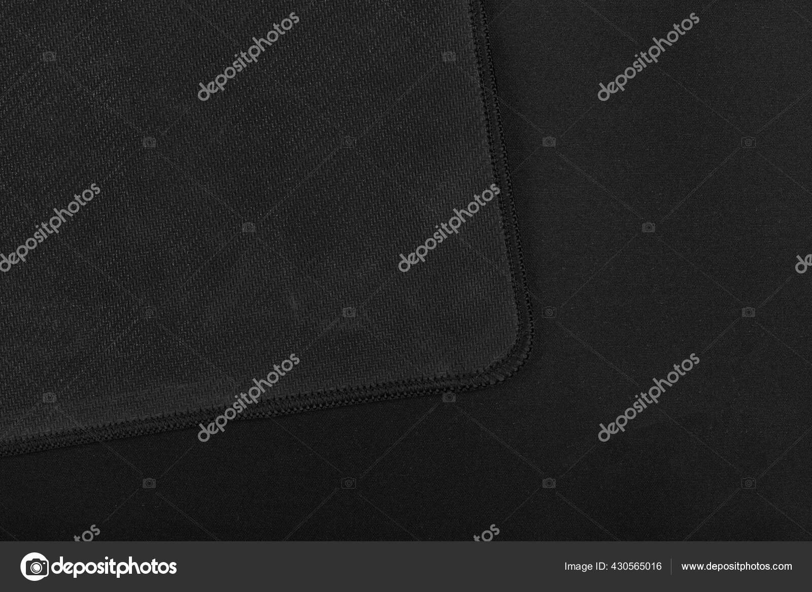 Texture Black Fabric Gaming Mouse Pad Closeup — Stock Photo © ectavgen ...