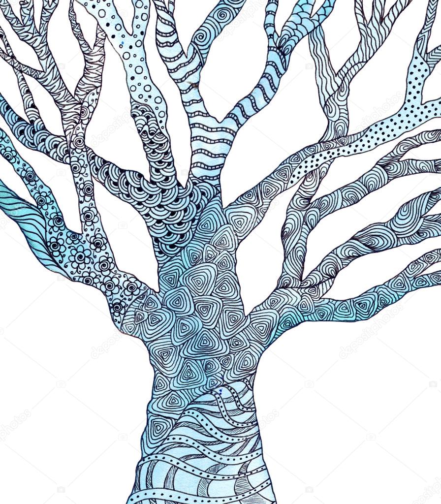 Zentangle Tree Patterns
