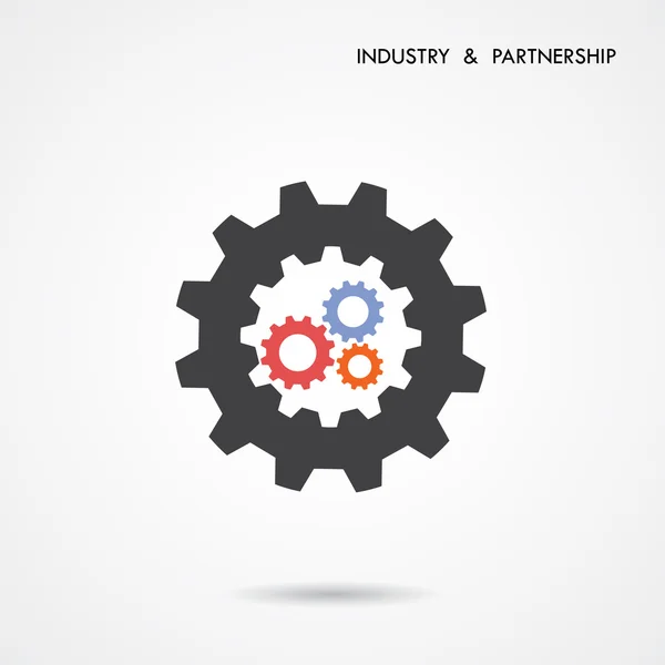 Creative gear abstract vector design banner template. Corporate Stock ...