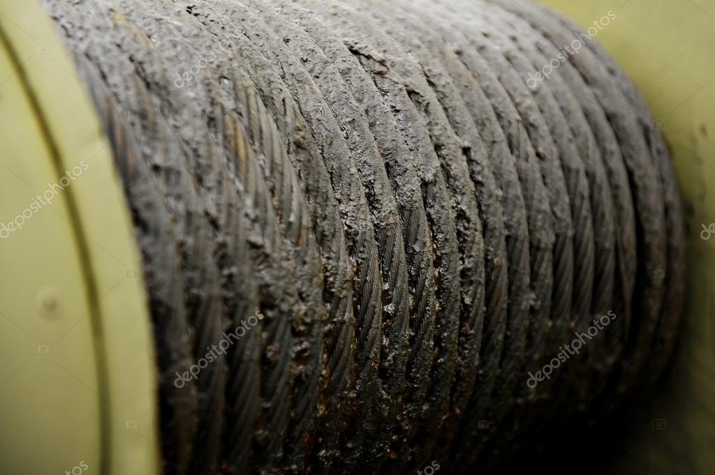 Greasy industrial cable Stock Photo by ©roibu 84631194