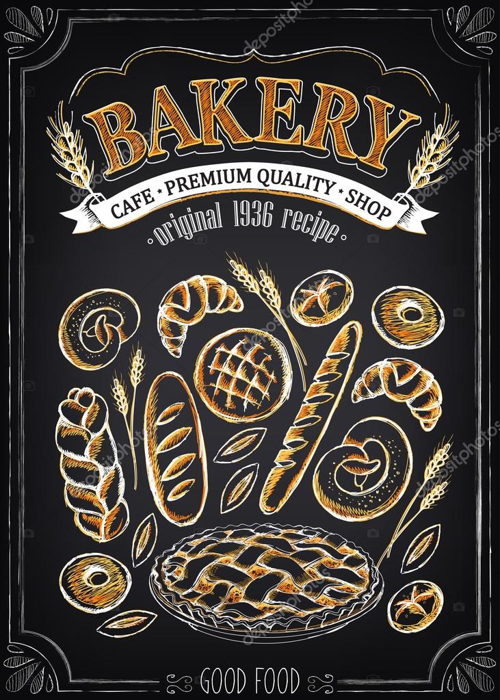 Vintage Bakery Poster