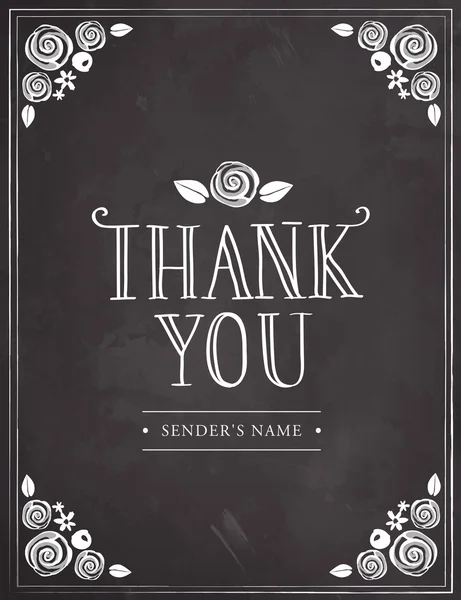 Thank You Chalkboard Art