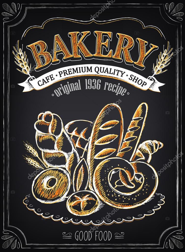 Vintage Bakery Poster