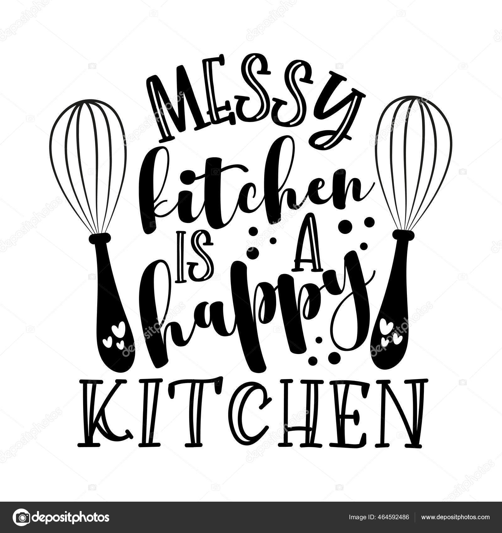 Messy Kitchen Clipart Borders