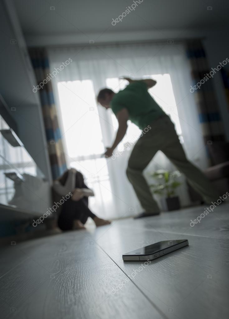 Domestic violence — Stock Photo © Ondrooo #54116133