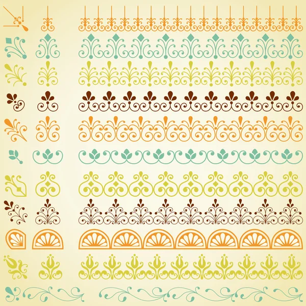 Repeating Borders Set Stock Vector Image by ©giraphics #63784609