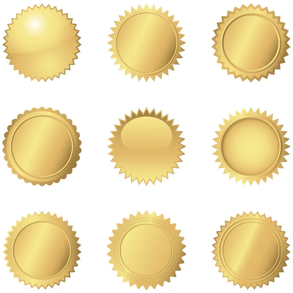 Gold seal transparent Vector Art Stock Images | Depositphotos