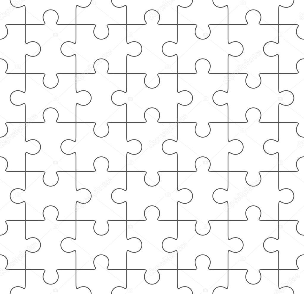 Jigsaw puzzle blank seamless template Stock Vector by ©binik1 89031700 Jigsaw puzzle blank seamless template Stock Vector by ©binik1 89031700