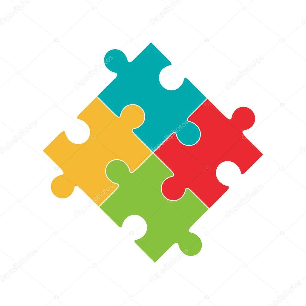 Colorful jigsaw puzzle pieces — Stock Vector © binik1 #98697892 Colorful jigsaw puzzle pieces — Stock Vector © binik1 #98697892