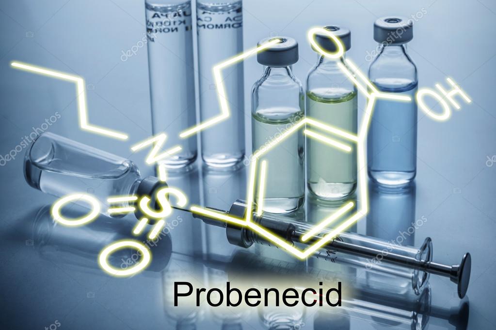 Probenecid is able to inhibit completely the renal excretion of — Stock ...