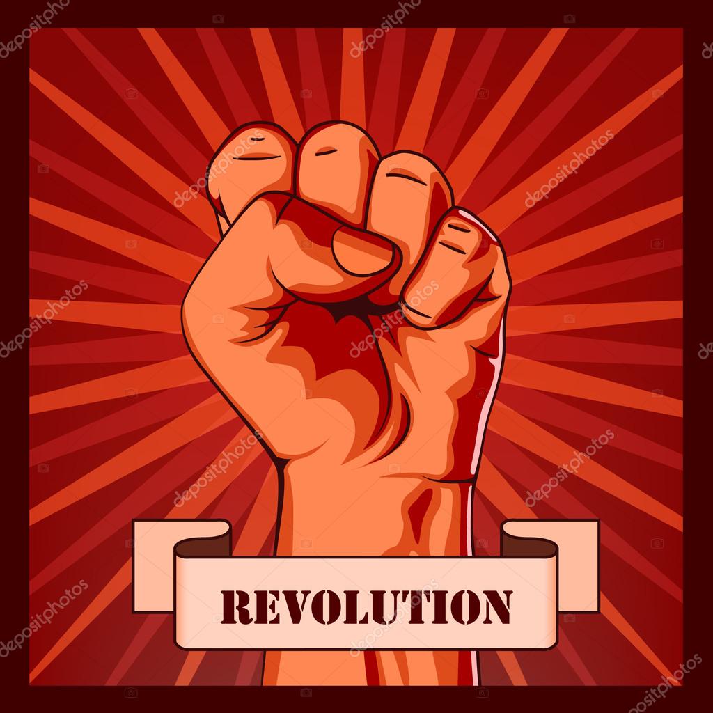 Revolution fist creative poster concept. Stock Vector Image by ©hobbit ...