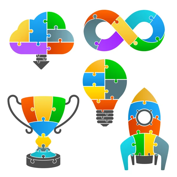 Knowledge puzzle Vector Art Stock Images | Depositphotos