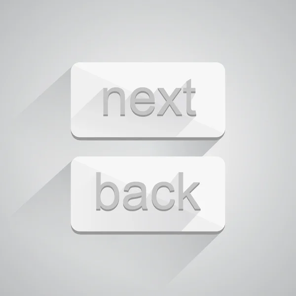 Vector rectangular buttons on white. — Stock Vector © Maxborovkov #4968060 Vector rectangular buttons on white. — Stock Vector © Maxborovkov #4968060