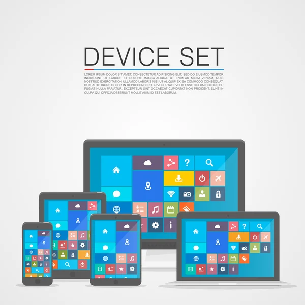 Device set Vector Art Stock Images | Depositphotos
