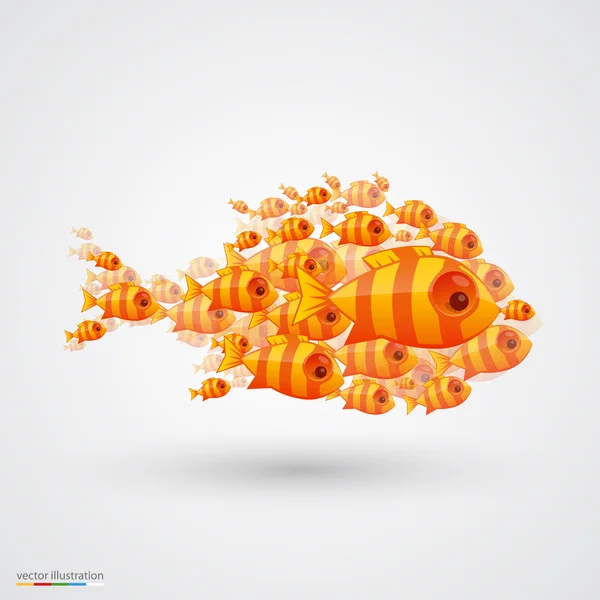 Pack of fish. Vector Stock Vector Image by ©hobbit_art #64932305