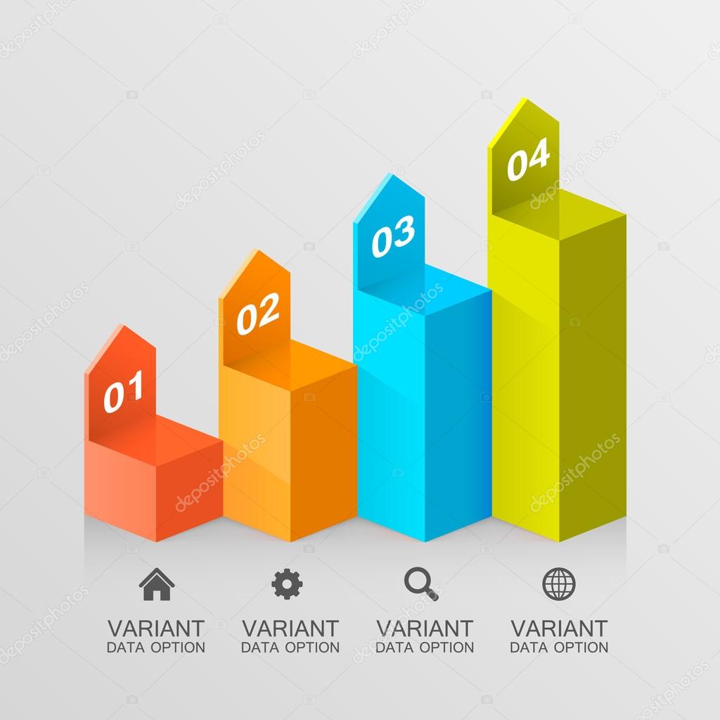 Chart with arrows and icons Stock Vector Image by ©hobbit_art #73040565