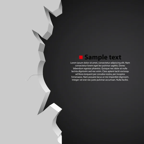 Pared rota imágenes de stock de arte vectorial | Depositphotos