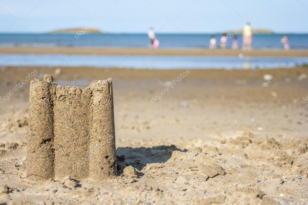 Sand castle — Stock Photo © Aitormmfoto #56902491