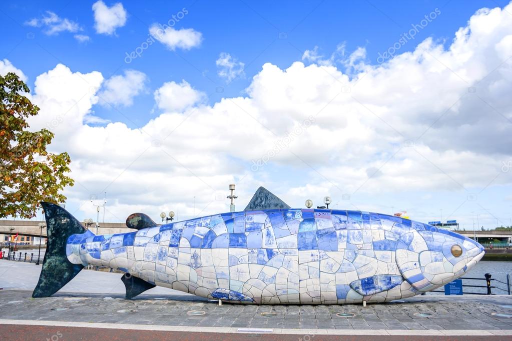 Big fish in Belfast — Stock Editorial Photo © Aitormmfoto #58899667