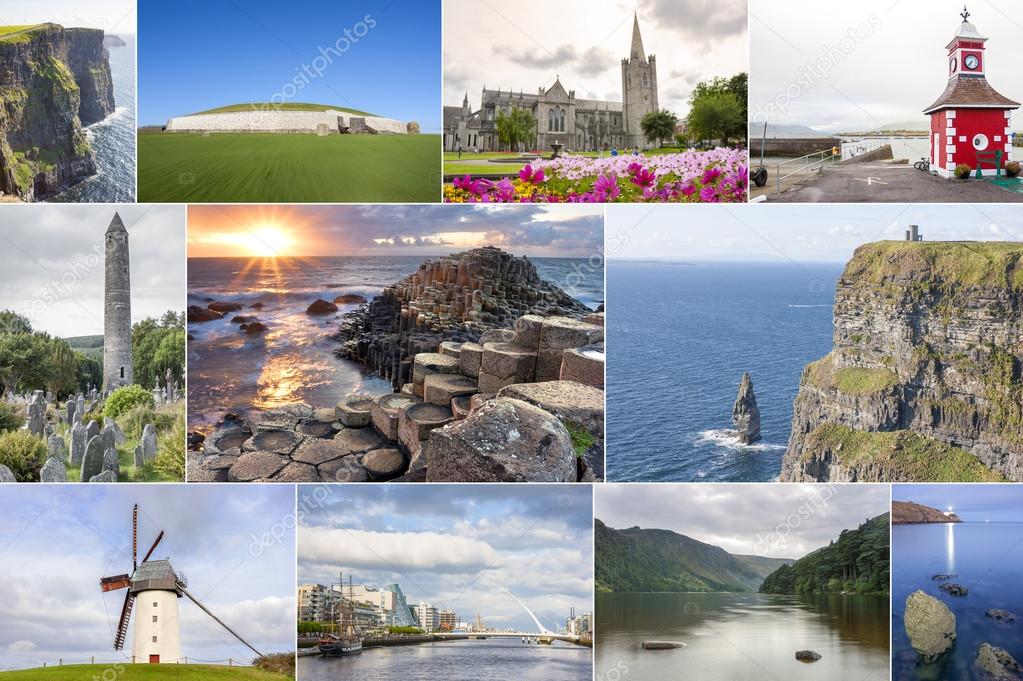 Irland country collage — Stockfoto © Aitormmfoto #60579609