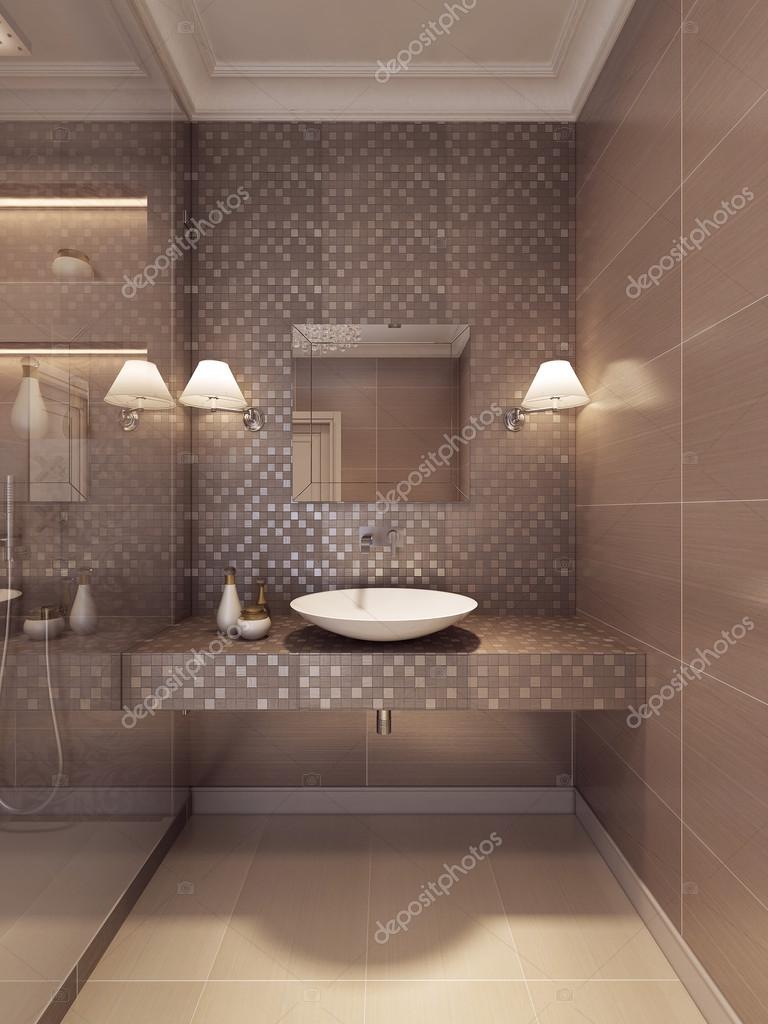 Neoclassical Bathroom Interior Design