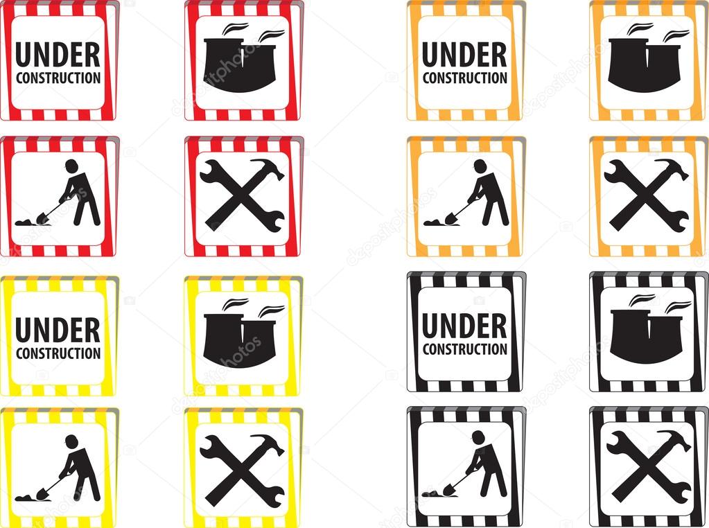 Work and construction icons — Stock Vector © alexghidan89 #56191983