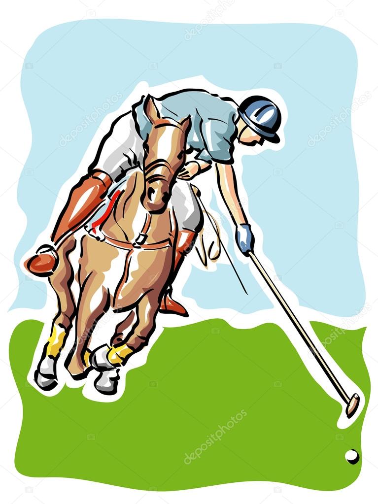 Male Polo player Stock Vector by ©rob3000 62683273
