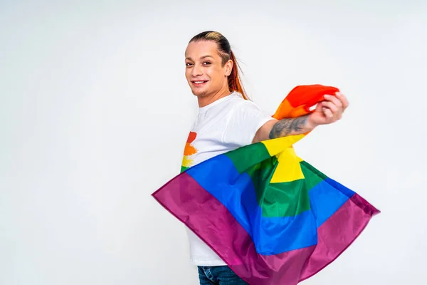 Transgender Fighting Lgbtq Community Rights Transsexual Male Portrait ...